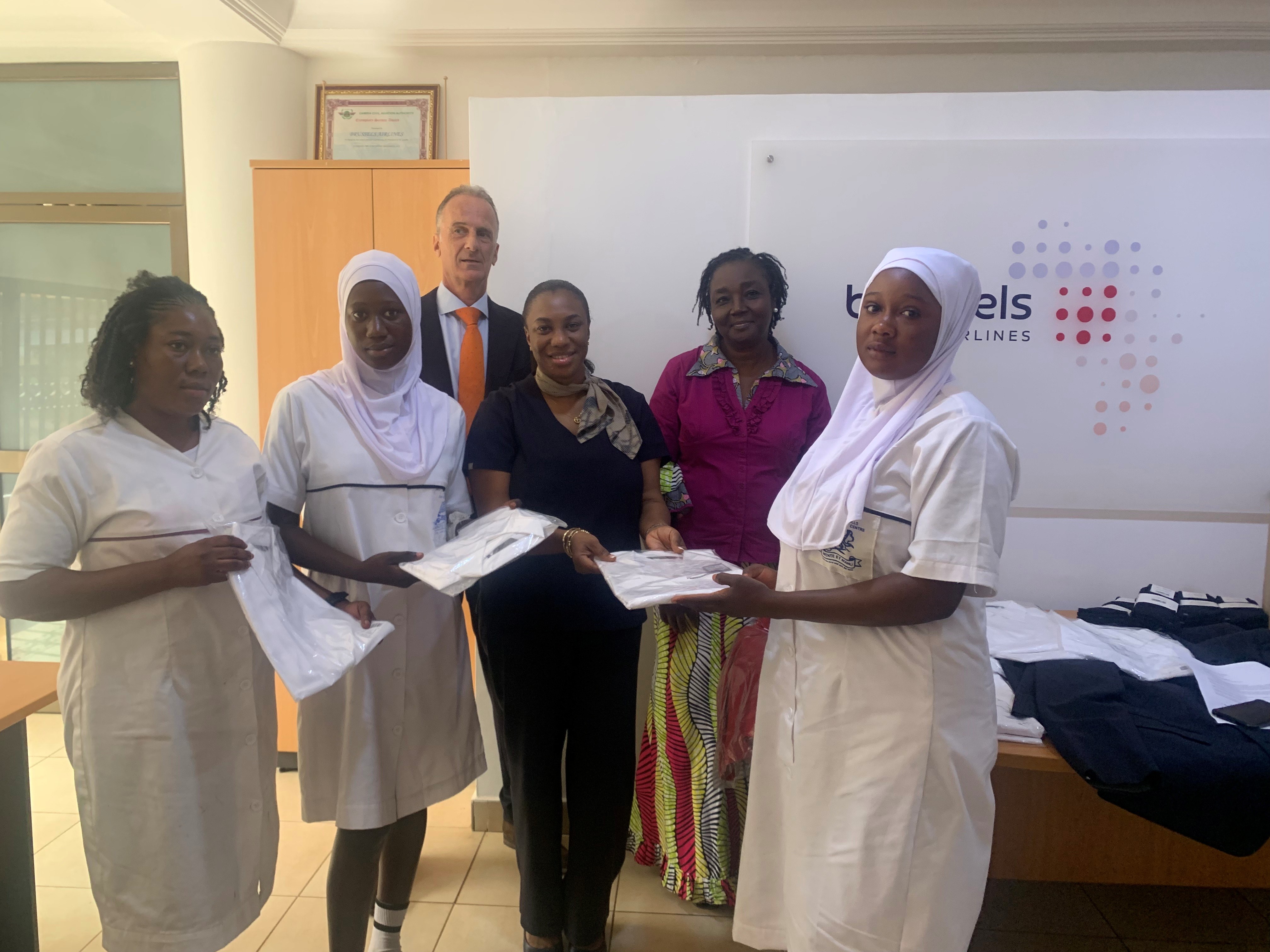 Brussels Airlines extend largesse to Fajara Skills Development Centre - The Point