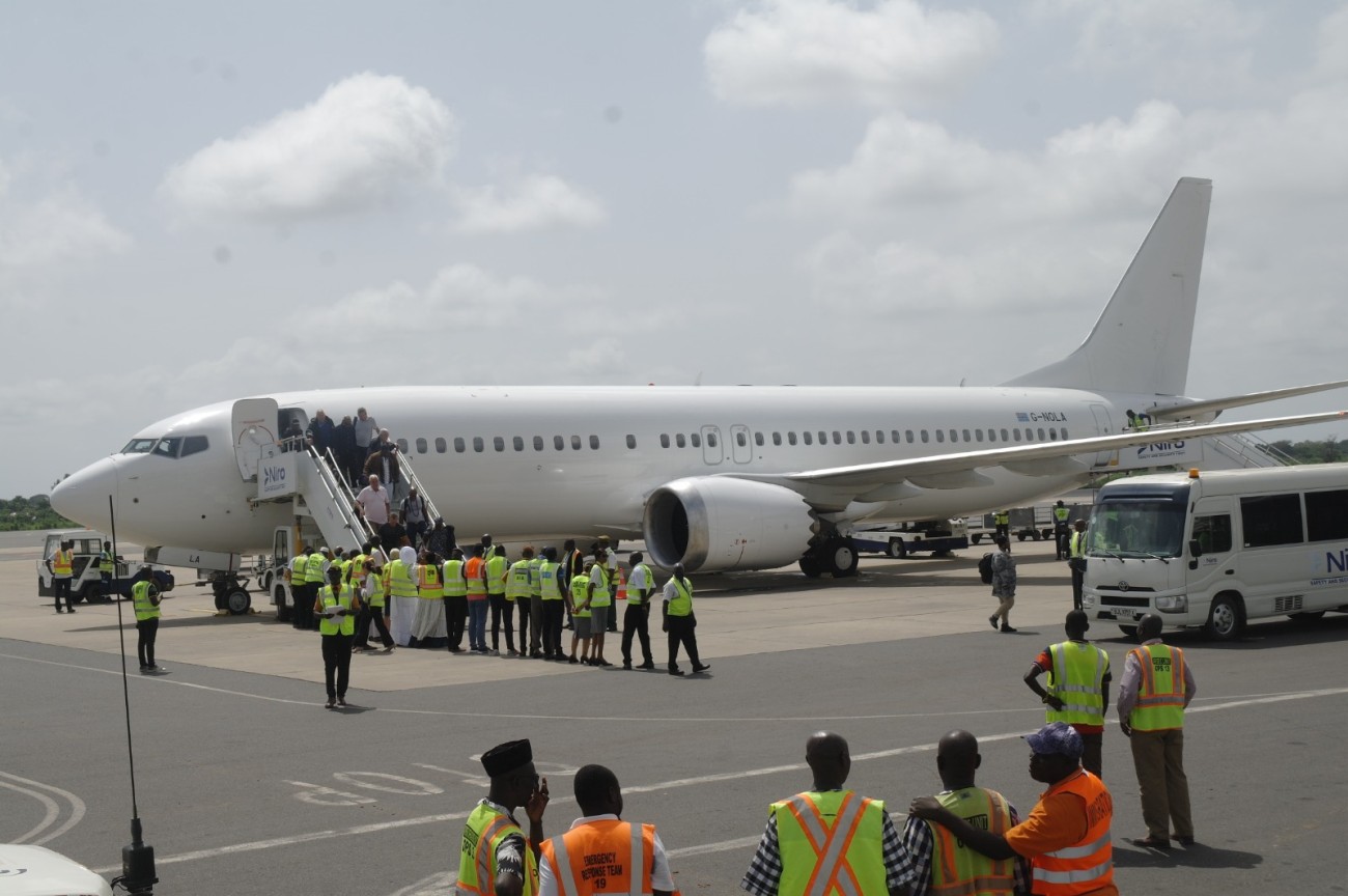 Gambia Experience maiden flight lands with 189 tourists - The Point