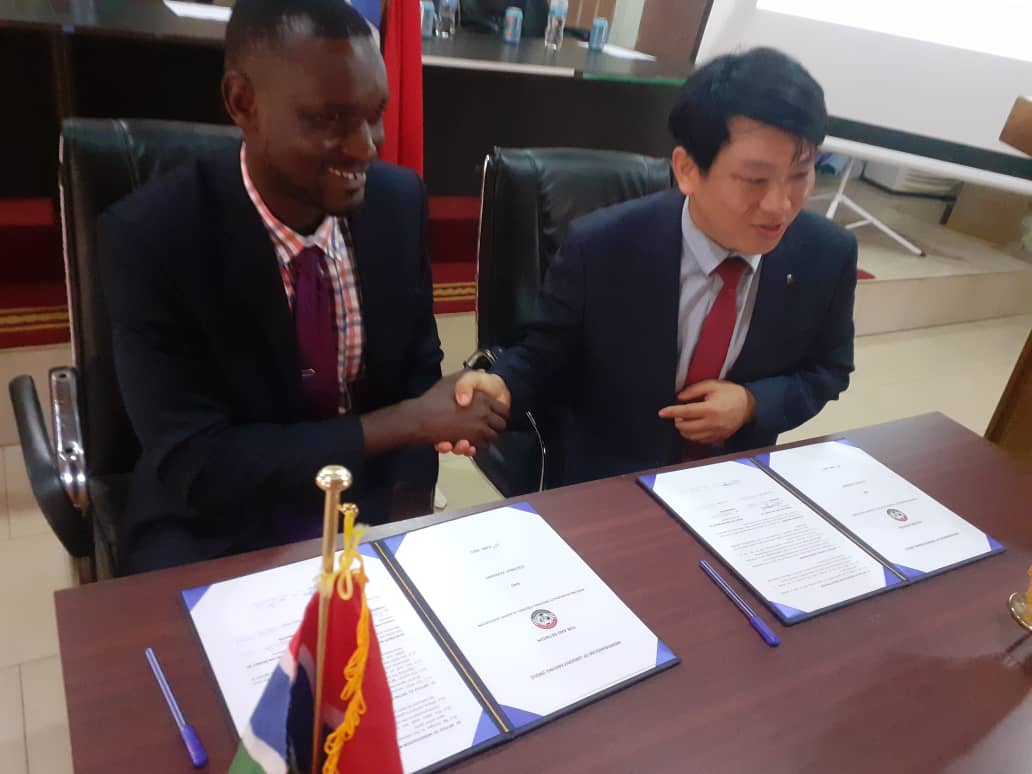 Kanifing Football Academy signs MoU with Coconut organization - The Point