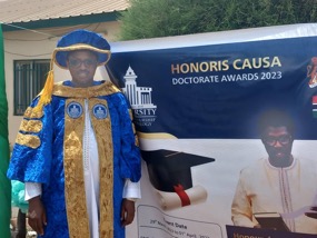 Honorary Degree conferred on Minister Joof - The Point