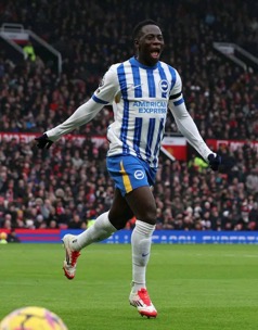 Yankuba Minteh scores, assists in Brighton triumph over Manchester Utd ...