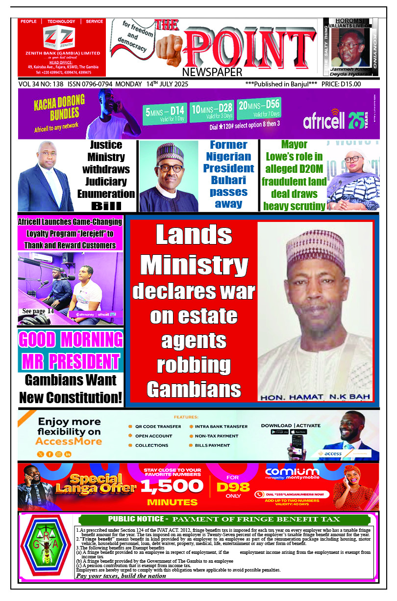 The Point Newspaper 14/07/2025 - The Point