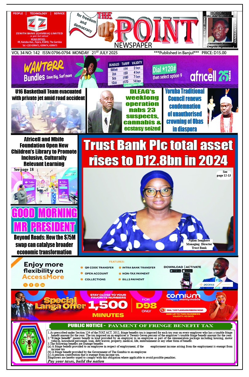 The Point Newspaper 21/07/25 - The Point