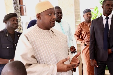 Banjul Muslim elders meet Barrow - The Point