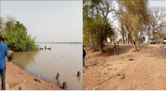 The remains of ancient Port in Niani Maru - The Point