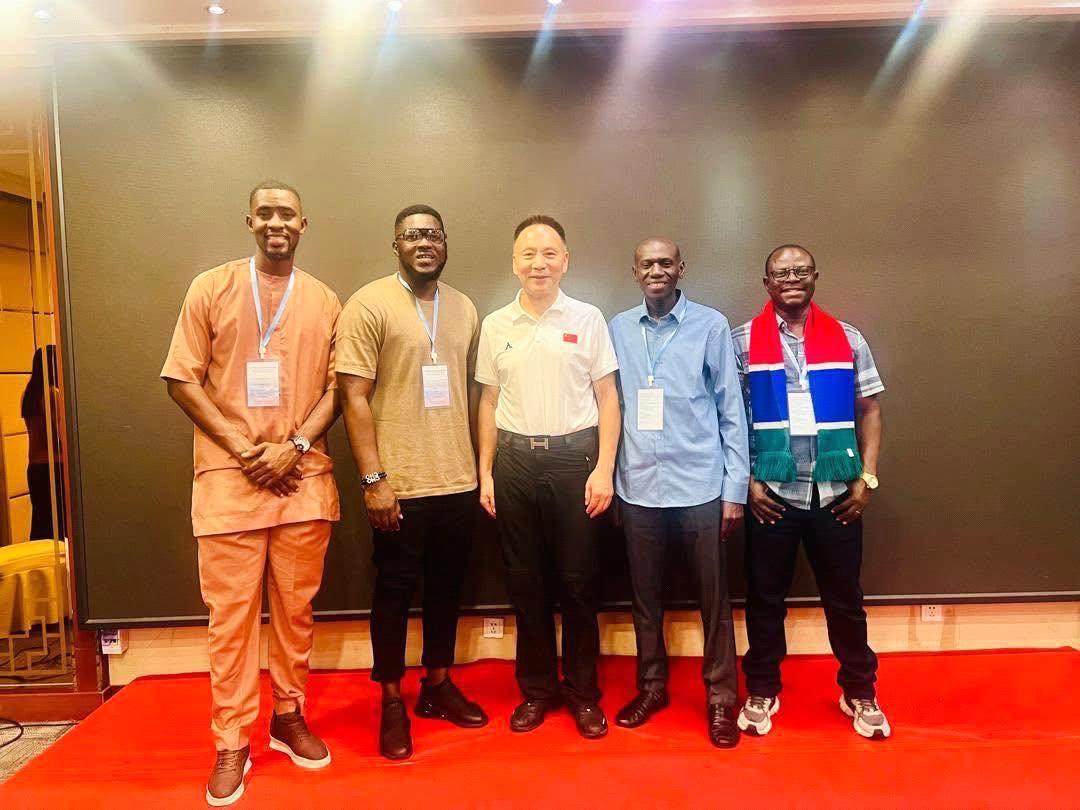 Ousman Cho Drammeh in China for Seminar on competitive sports training management - The Point