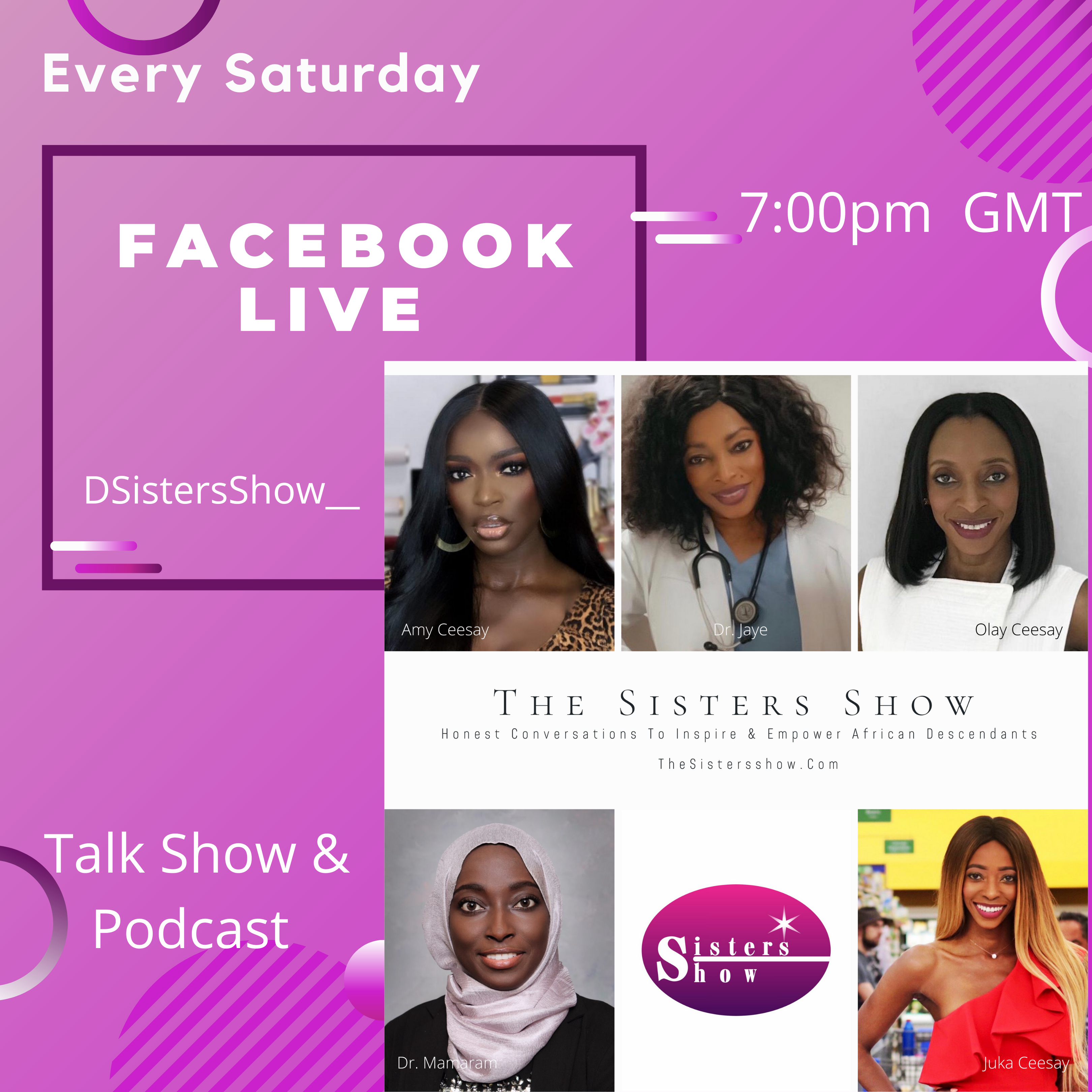 The Sisters Show seeks to transform the Talk show & Podcast industries ...