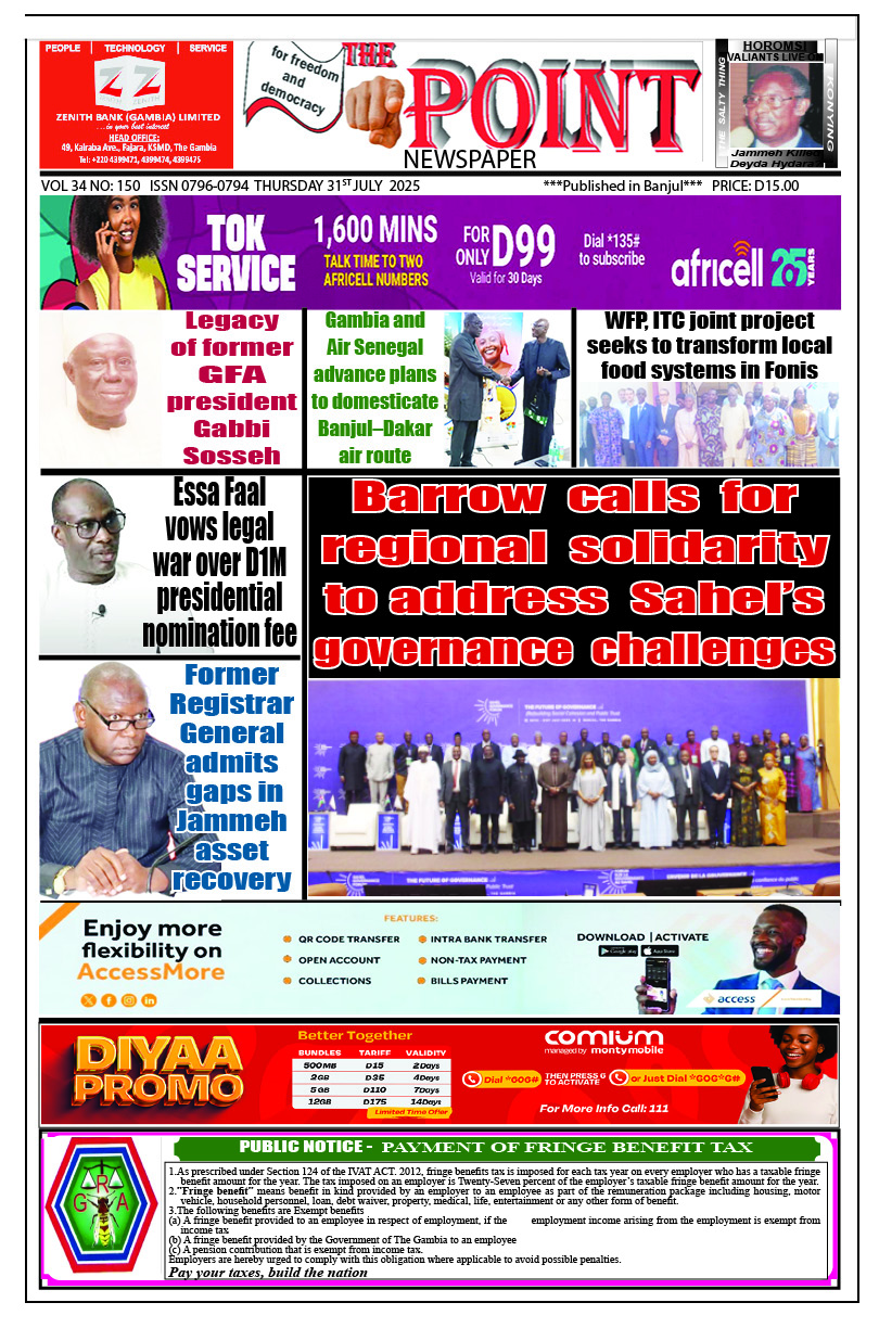 The Point Newspaper 31/07/2025 - The Point