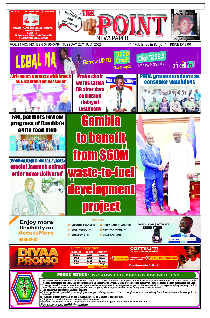 The Point Newspaper 22/07/2025 - The Point
