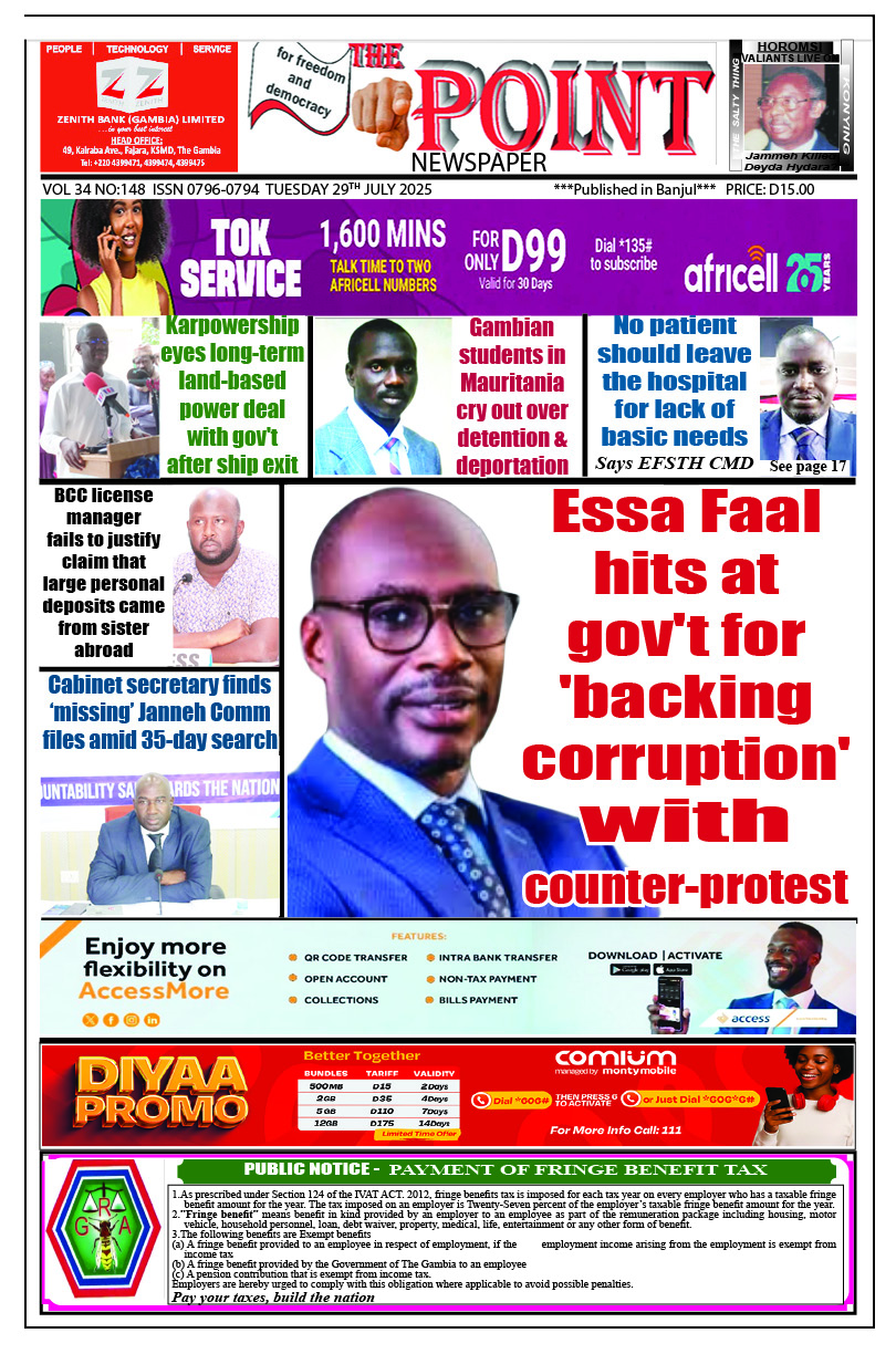 The Point Newspaper 29/07/2025 - The Point