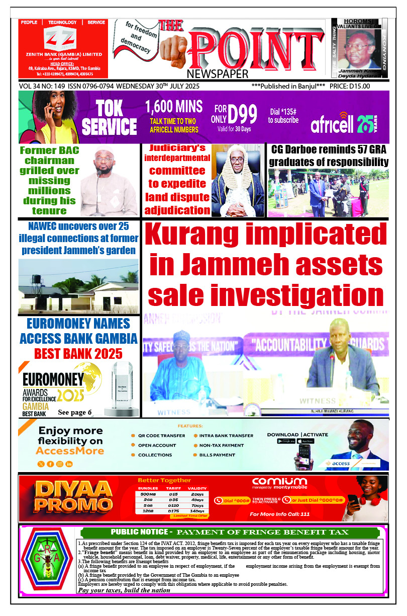 The Point Newspaper 30/07/2025 - The Point