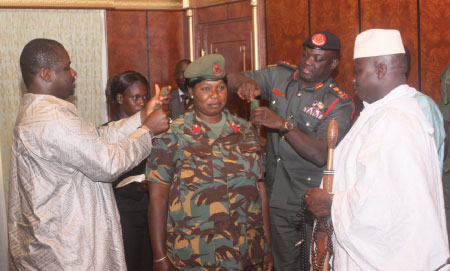 New SG sworn in, military officers decorated - The Point