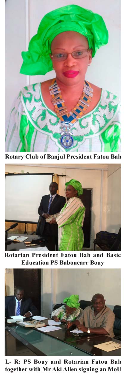 Rotary Club of Banjul hands over Science Laboratory to Basic Education ...