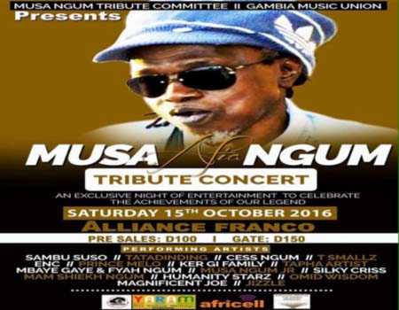 Musa Ngum tribute concert held - The Point