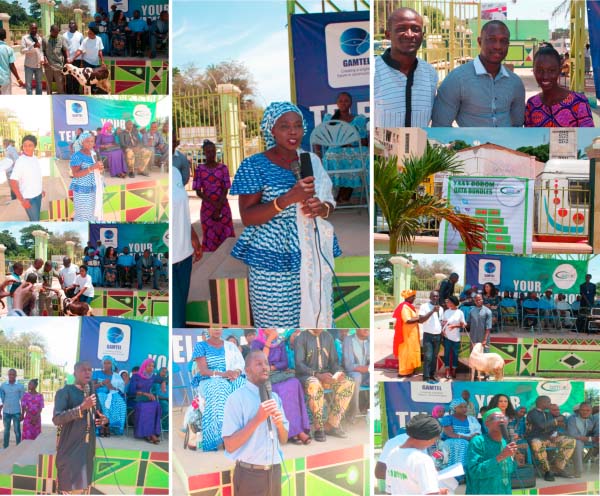 Gamtel/Gamcel present Tobaski rams to customers - The Point