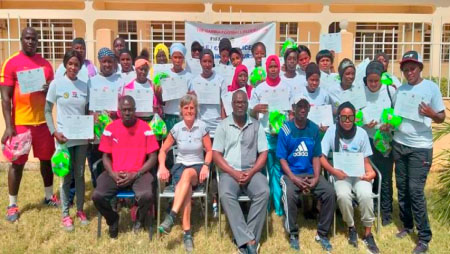 CAF D License 7 aside coaching course winds up - The Point
