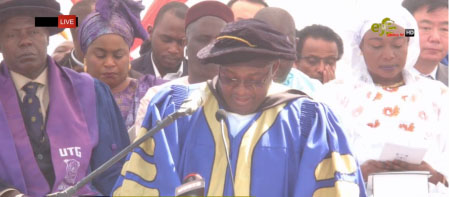 Barrow tells UTG graduates to reject “divisive politics” - The Point